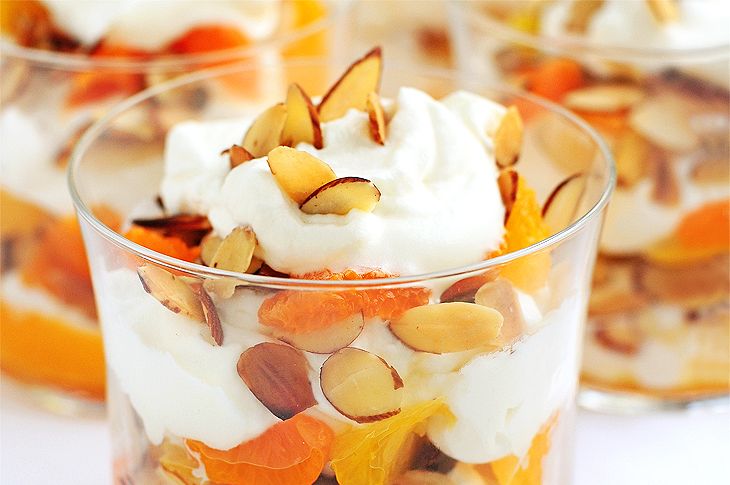 Honey Whipped Cream Parfait