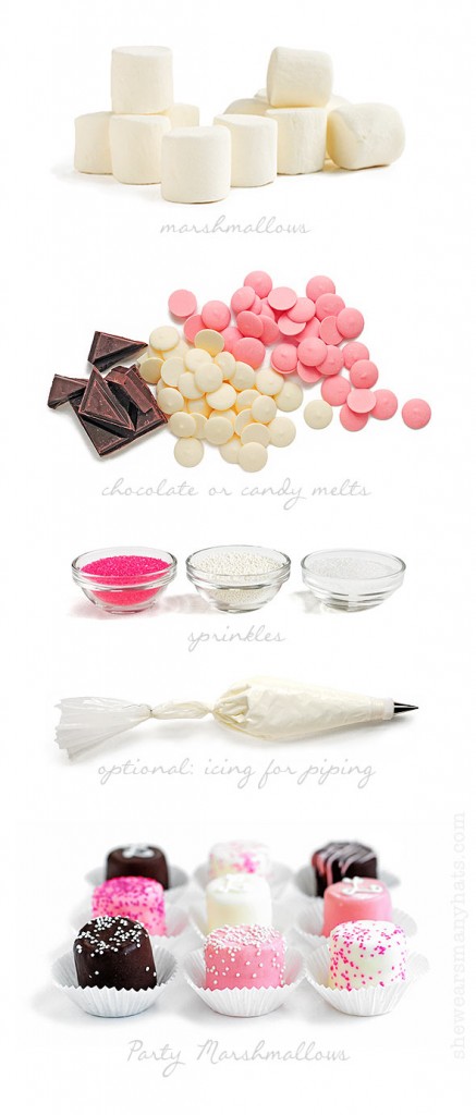 Pretty in Pink Party Marshmallows