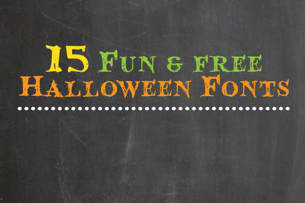15 Fun and Free Halloween Fonts