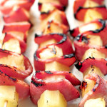 Grilled Pineapple Ham Kabobs Recipe - She Wears Many Hats