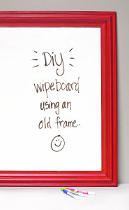 DIY Dry Erase Board (aka Wipe Board) - She Wears Many Hats
