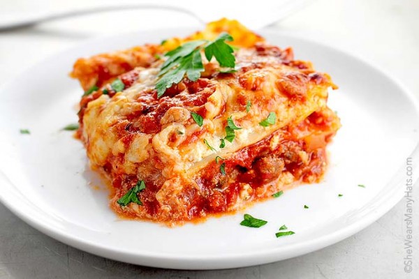 Perfect Lasagna Recipe - She Wears Many Hats
