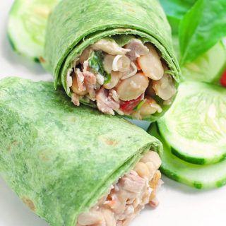 White Bean Wrap Recipe - She Wears Many Hats