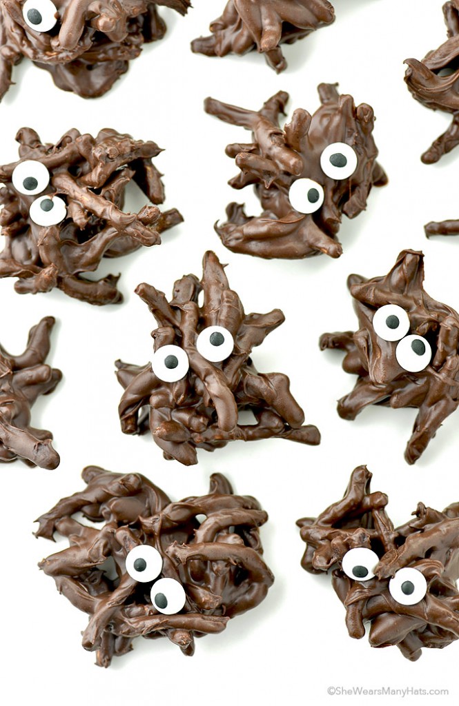 Chocolate Spiders Recipe - She Wears Many Hats